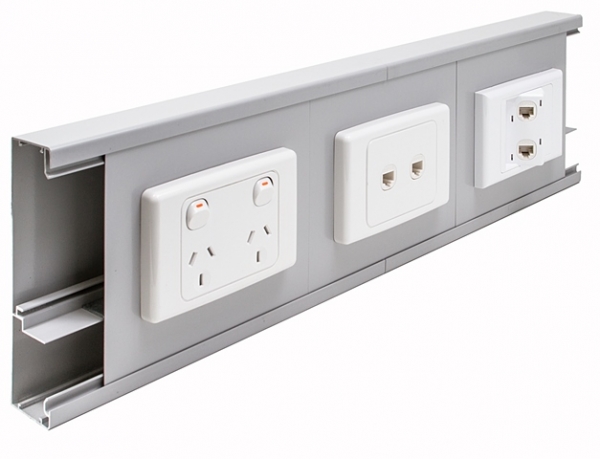 Skirting Duct with Drop In Cover | ECD - Electric Cable Duct Systems