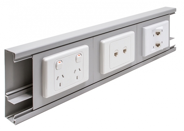 Skirting Duct with Clip In Cover | ECD - Electric Cable Duct Systems