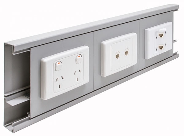 Skirting Duct with Clip In Cover | ECD - Electric Cable Duct Systems