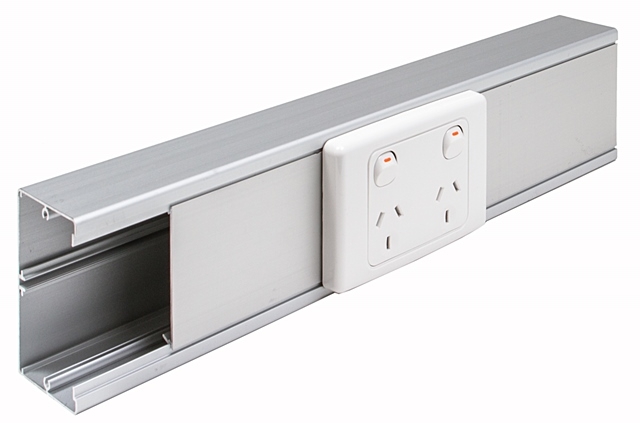 Wall Duct with Clip in Cover | ECD - Electric Cable Duct Systems