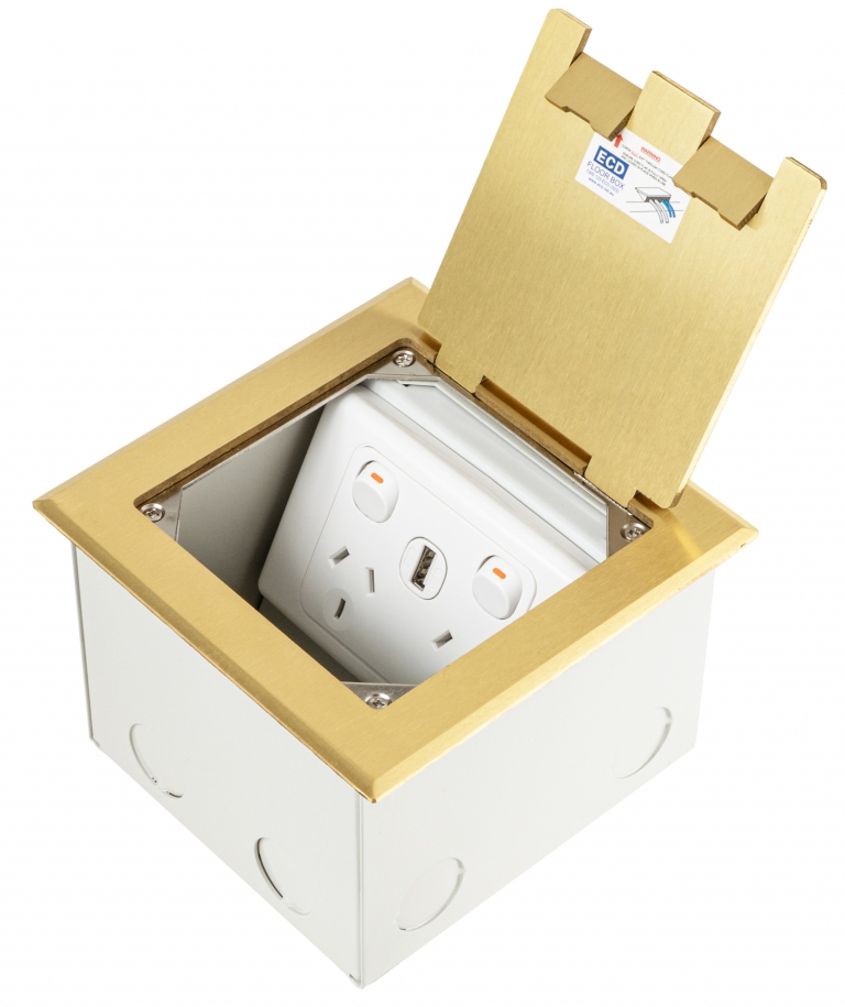 Floor Boxes | ECD - Electric Cable Duct Systems