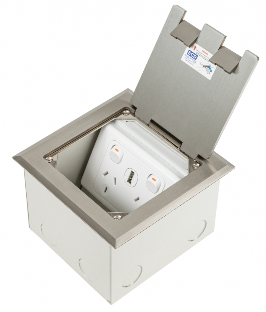 Floor Boxes by Series | ECD - Electric Cable Duct Systems