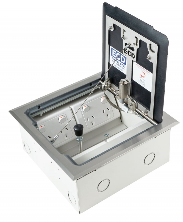 Floor Boxes by Type | ECD - Electric Cable Duct Systems